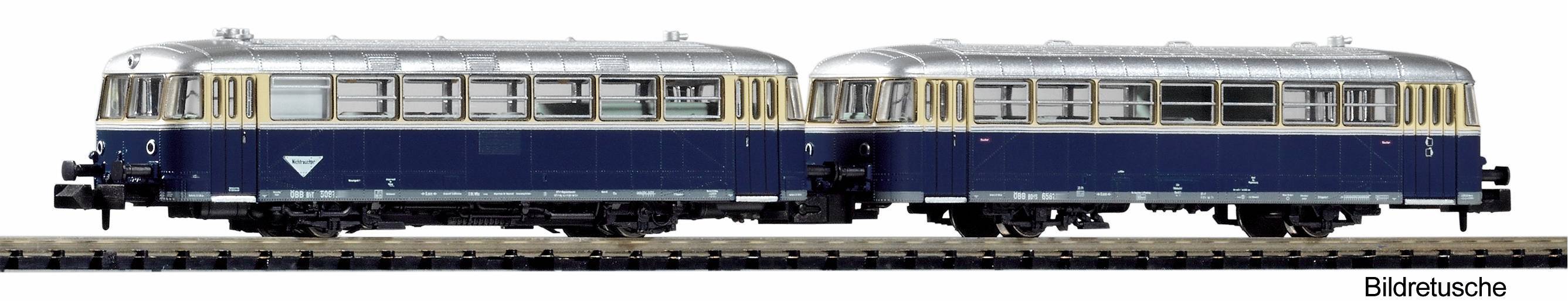 PIKO 40256 N Schienenbus 5081 mit Steuerwagen ÖBB IV 2-tlg. World of ...